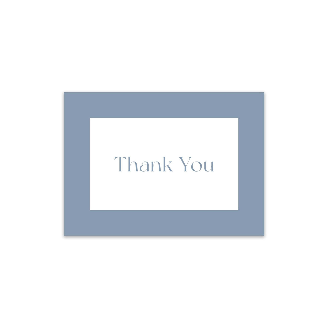 Personalized Bold Border Thank You Cards | Blú Rose