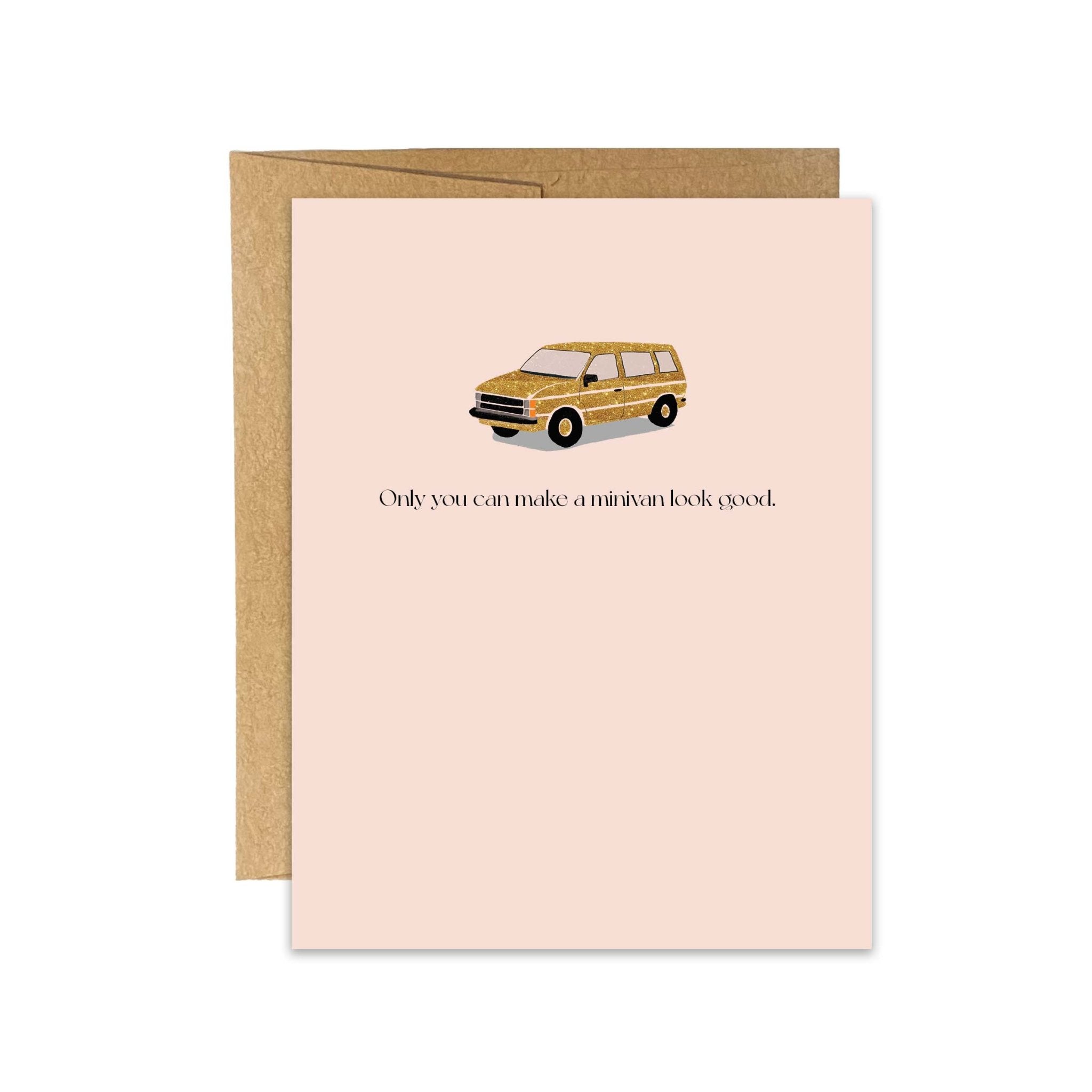 Minivan Mother's Day Greeting Card | Blú Rose Designs