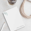 Personalized Simple Floral Notepad | Blú Rose Designs