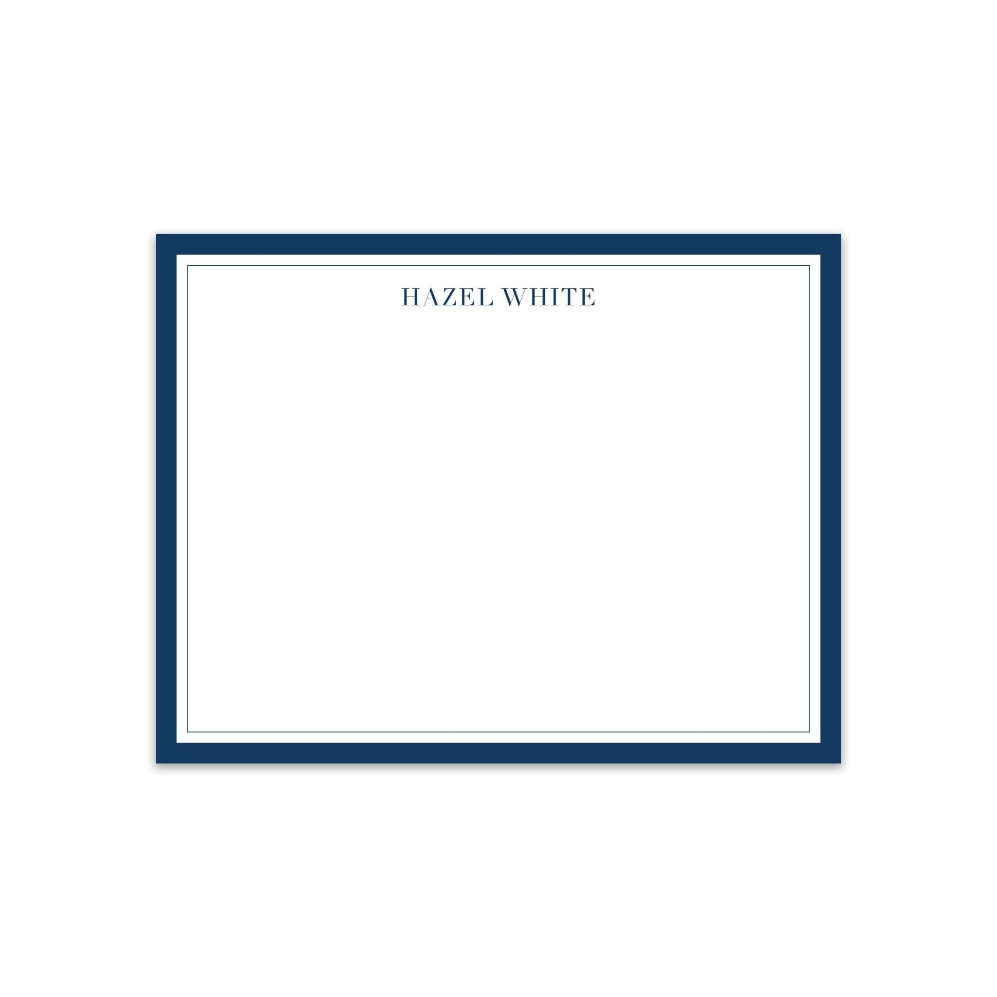 Personalized Notecards | Traditional Border | Blú Rose Designs
